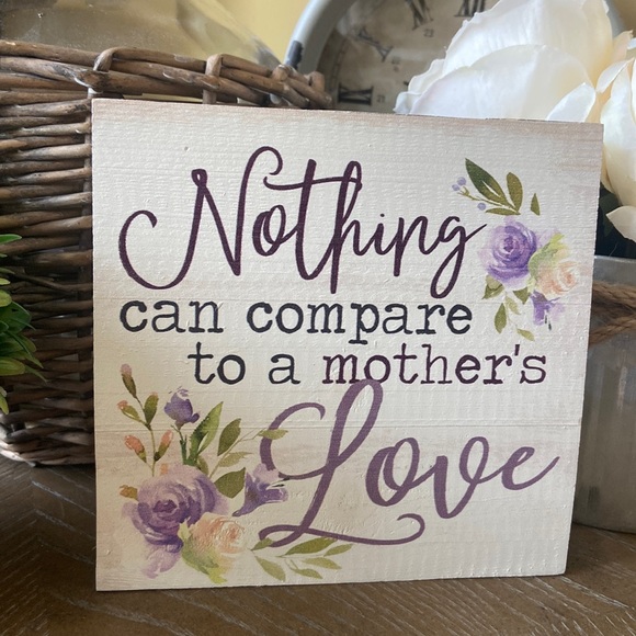Accents | New Shabby Chic Modern Farmhouse Mothers Love Floral ...